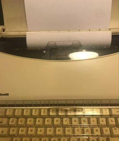 Печатная машинка olivetti linea 101