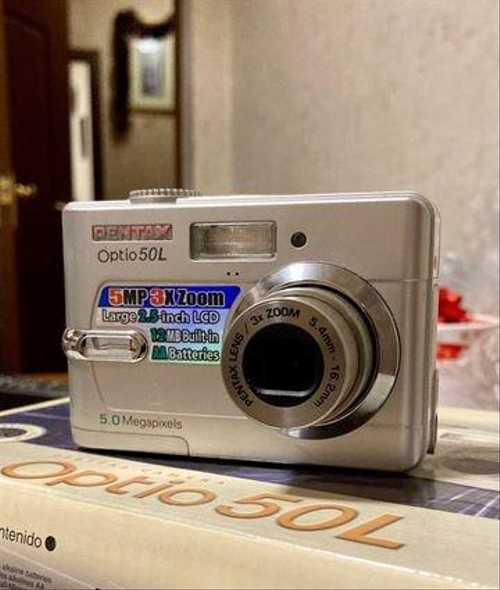 Цифровой фотоаппарат pentax Optio 50L