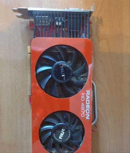 Видеокарта Palit radeon HD 4870 512 Mb