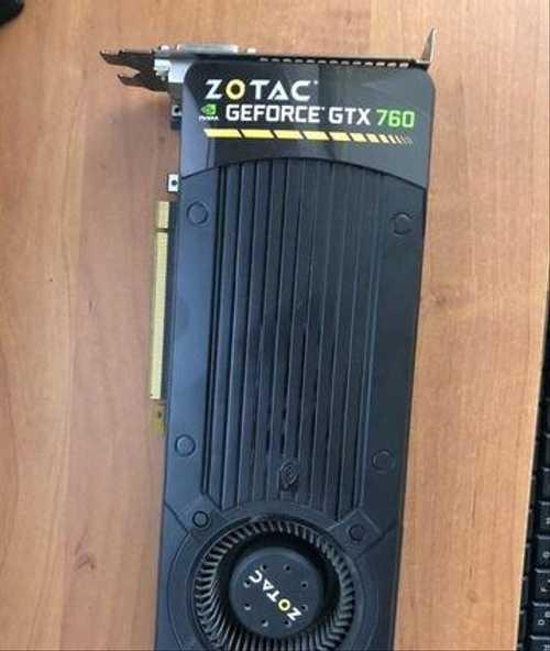 Zotac Nvidia 2048Mb GeForce GTX760 256-bit DDR5