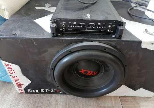 Саб с короьом kicx zt12v2