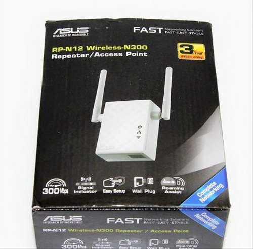 Wi-Fi усилитель сигнала (репитер) Asus RP-N12 б/у