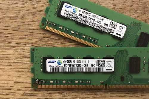 Оперативная память Samsung 4 гб DDR3 1600 мгц