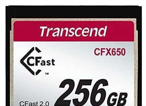 Карта памяти 256Gb CFast Transcend (TS256gcfx650)