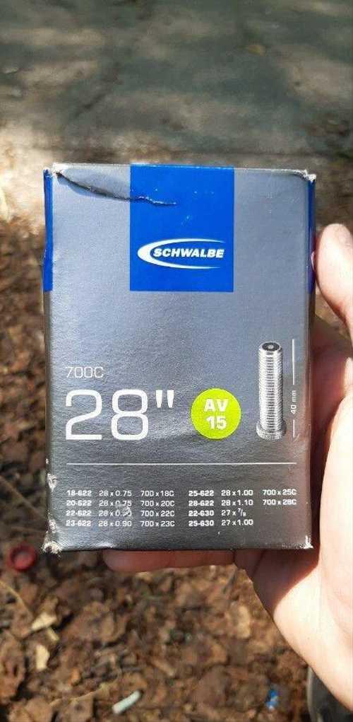 Велосипедная Камера Schwalbe 28"/700, AV15, 18/28