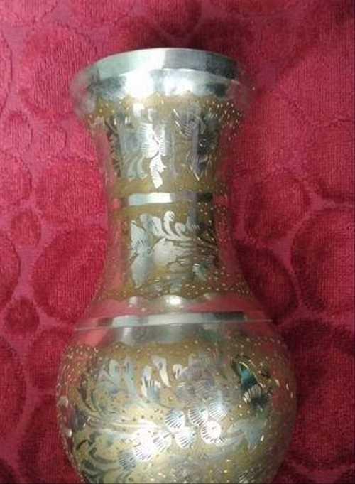 Винтажная ваза латунь. Индия