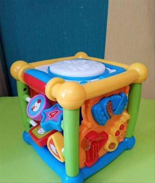 Музыкальная развивающая игрушка куб