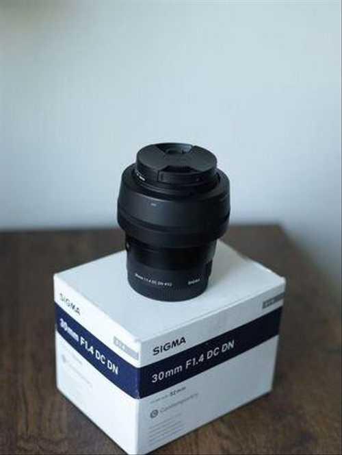 Sigma 30mm f/1.4 contemporary для Sony E