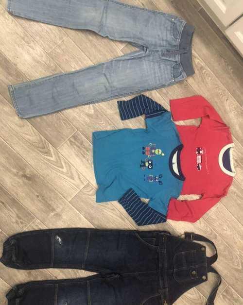 Джинсы mothercare + кофты