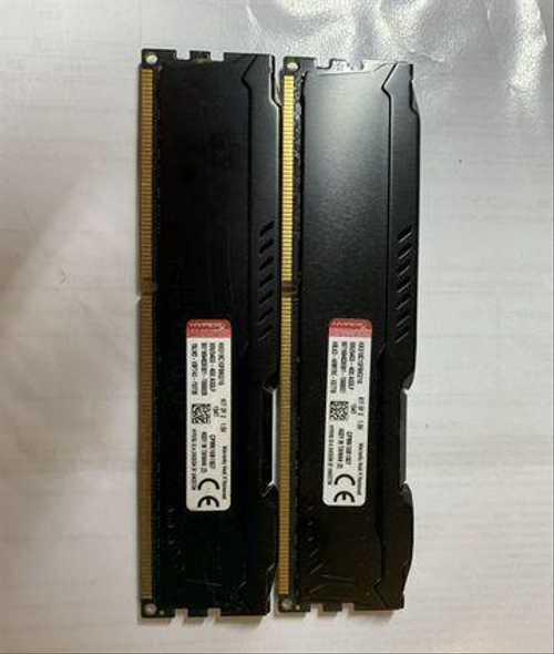 HX318C10FBK2/16 Kingston HyperX fury 8GB 2 шт