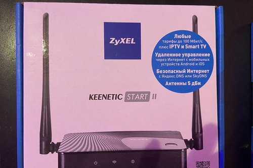 Wi-Fi роутер Zyxel Keenetic Start II новый