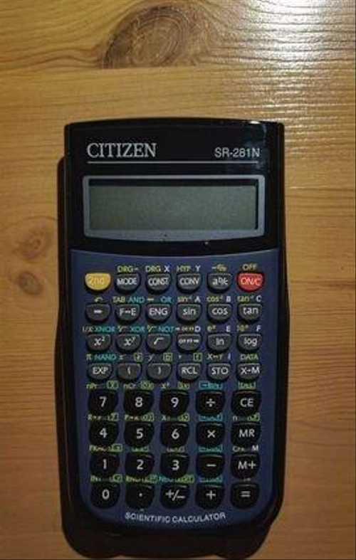 Калькулятор Citizen SR-281N