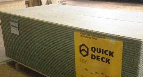 Плита вдспш 1830х600х22мм (1,098 м2/л) Quick Deck