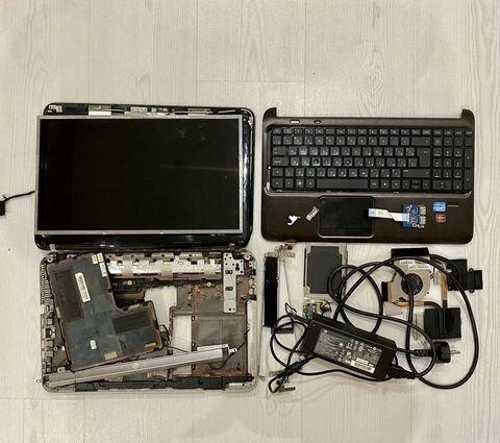 Ноутбук HP dv6-6b54er разбор, запчасти, ремонт
