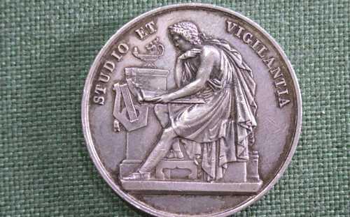 Настольная медаль Свет после мрака, Женева XIX век