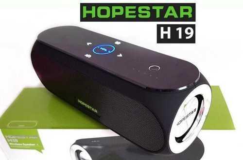 Портативная колонка hopestar H19 сенсорная Черная