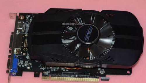 Видеокарта asus nvidia Geforce GTX750-FML-1GD5 1GB