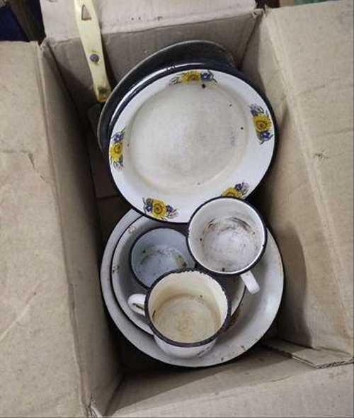 Эмалированная посуда СССР