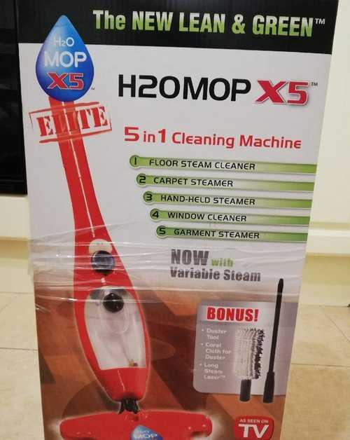 Паровая швабра the new lean and green h20 mop x5