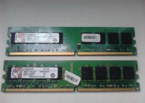 Опер память Kingston kvr667d2n5/1gb DDR2