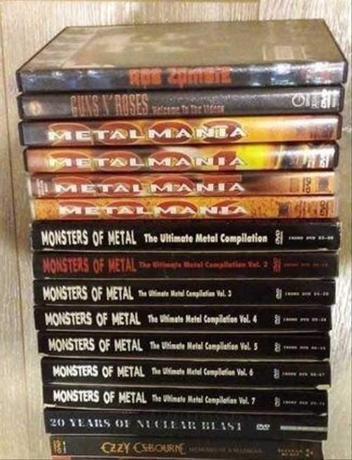 DVD Rock Metal. Рок музыка, видеоклипы, концерт