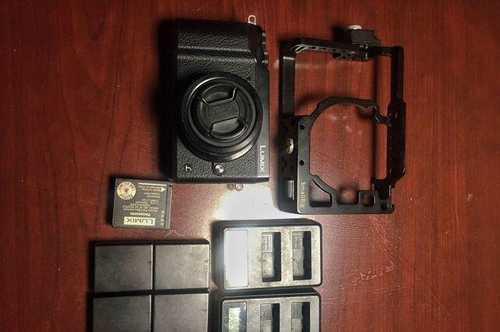 Panasonic GX85 kit 12-32 +клетка и аккумуляторы