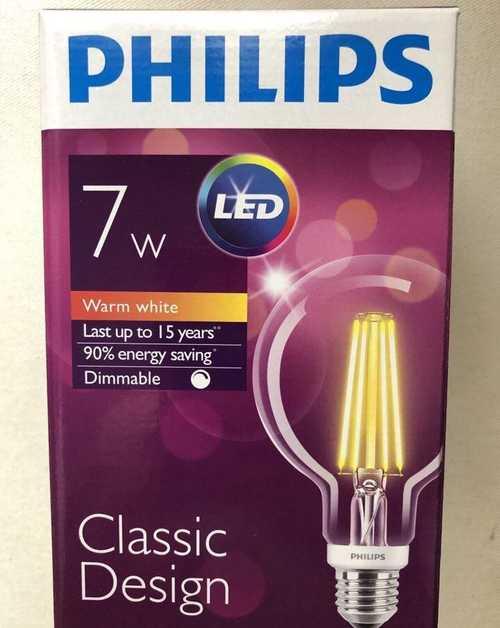 Лампа светодиодная Philips 7W E27 220-240V