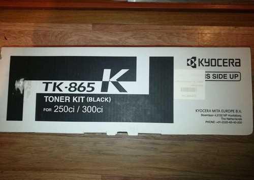 Картридж Kyocera TK-865 Black оригинал