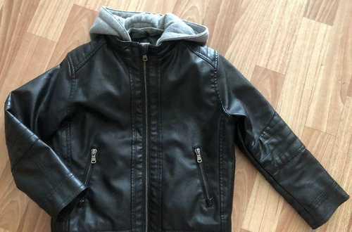 Кожаная куртка h&m на 5-7 лет