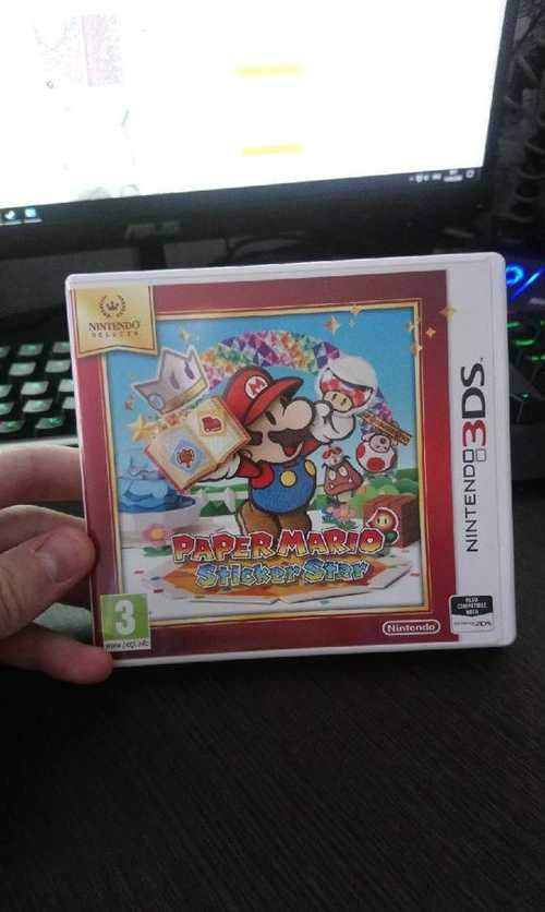 Paper Mario Sticker Star Игра для Nintendo 3DS