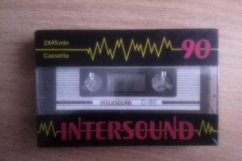 Аудиокассеты intersound C-90 made IN germany