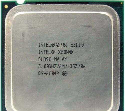 Intel Xeon E3110 3.0 GHz 2core 6Mb 65W 1333MHz 775