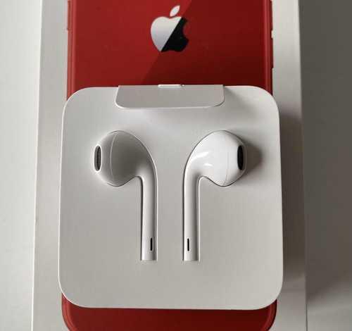 Наушники EarPods Lightning + адаптер Apple iPhone