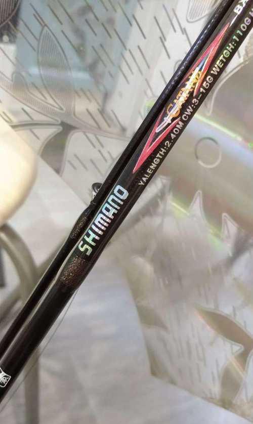 Спининг новый Shimano Catana 240 тест 3-15гр
