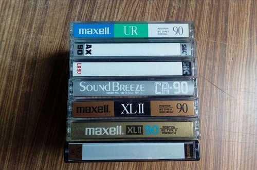 Аудиокассеты Maxell XL, SKC