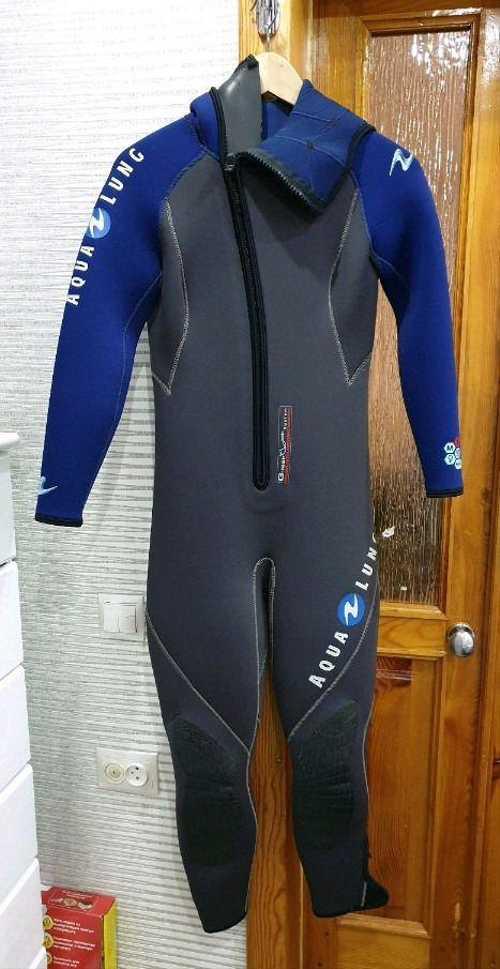 Гидрокостюм со шлемом aqualung sharm 5.5 mm