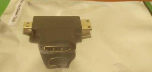 Переходник minihdmi/microhdmi/hdmi