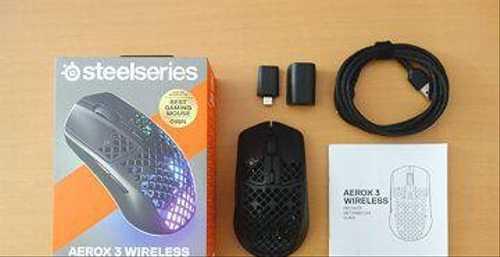 Беспроводная мышь SteelSeries Aerox 3 Wireless