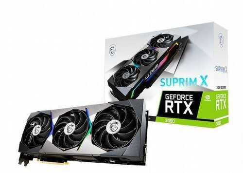 Новая Видеокарта MSI RTX 3090 suprim X не LHR