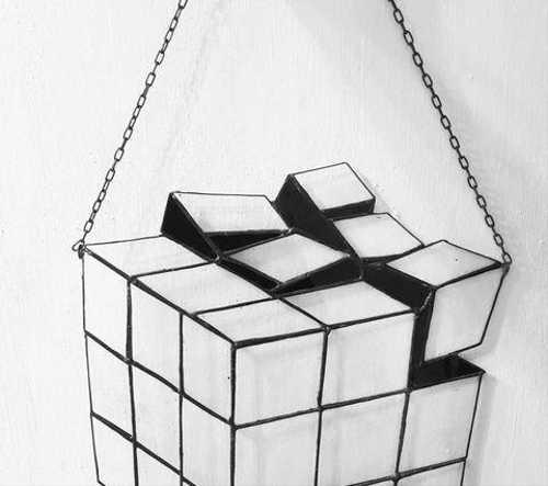 Куб витраж картина