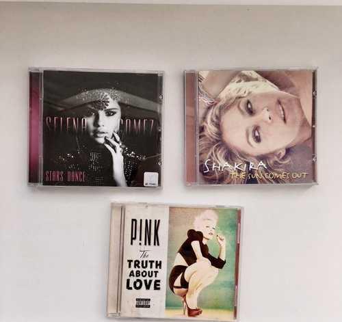 Музыкальные CD-диски Selena Gomez, Shakira, Pink