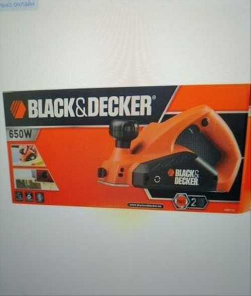 Сетевой рубанок Black+Decker KW712