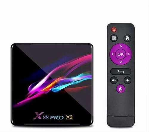 Андроид TV приставка X88 Pro s905X3 4Gb/64Gb