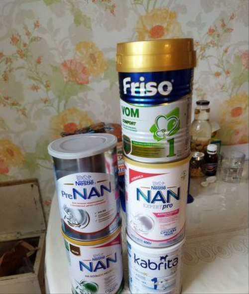Открытые смеси Nan, Friso vom, Kabrita
