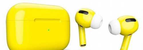 Наушники Apple AirPods Pro Color Желтый глянцевый