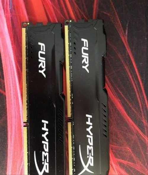 Сборка пк,HyperX Fury DDR3 16GB(2x8) +i5-4690k