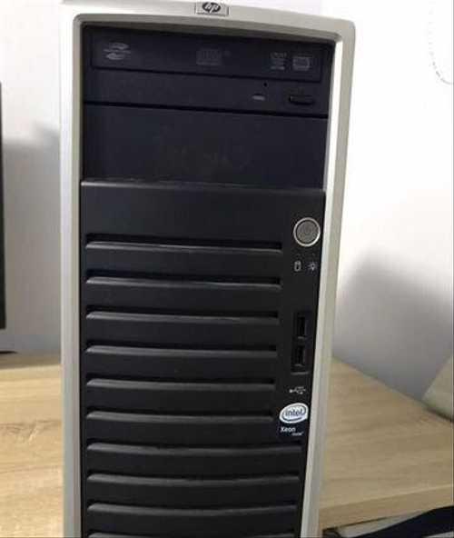 Сервер HP Proliant ML110 + Монитор LG Flatron 23’’
