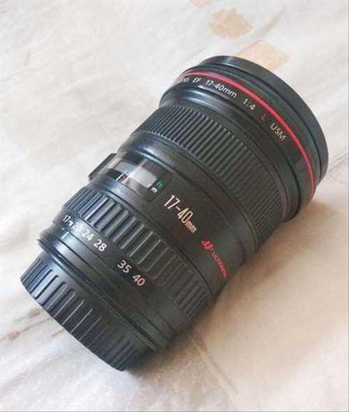 Объектив canon ef 17 40 4.0 L
