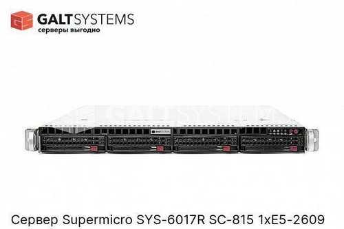 Сервер Supermicro SYS-6017R SC-815 1xE5-2609 8GB