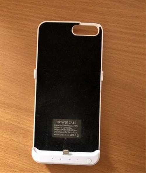 Чехол зарядка powerbank iPhone 7-8plus